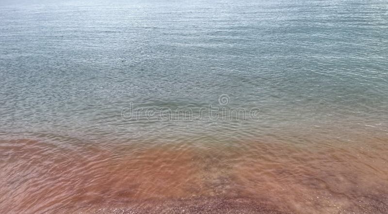 Pattern of Sea Colour Due To Different Level Water Stock Image - Image ...