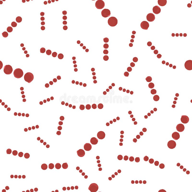 Pattern Seamless Abstract Pattern of Dots Red Line Stock Vector ...