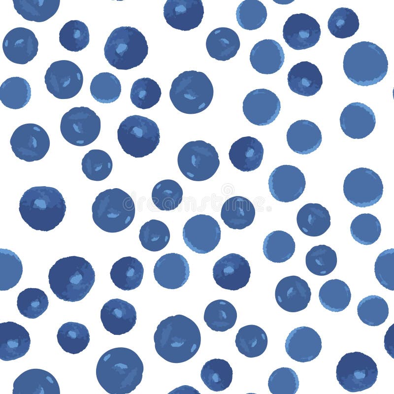 Pattern Seamless Abstract Pattern of Blue Dots Stock Vector ...