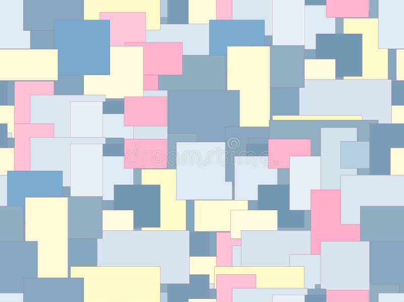 The Pattern is Seamless, Abstract of Squares and Rectangles in Light ...