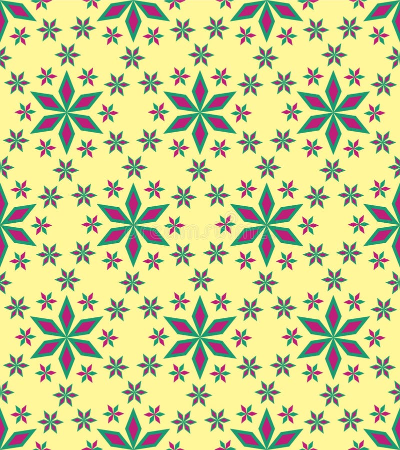 Geometric Petal Shaped Design Stock Illustration - Illustration of ...