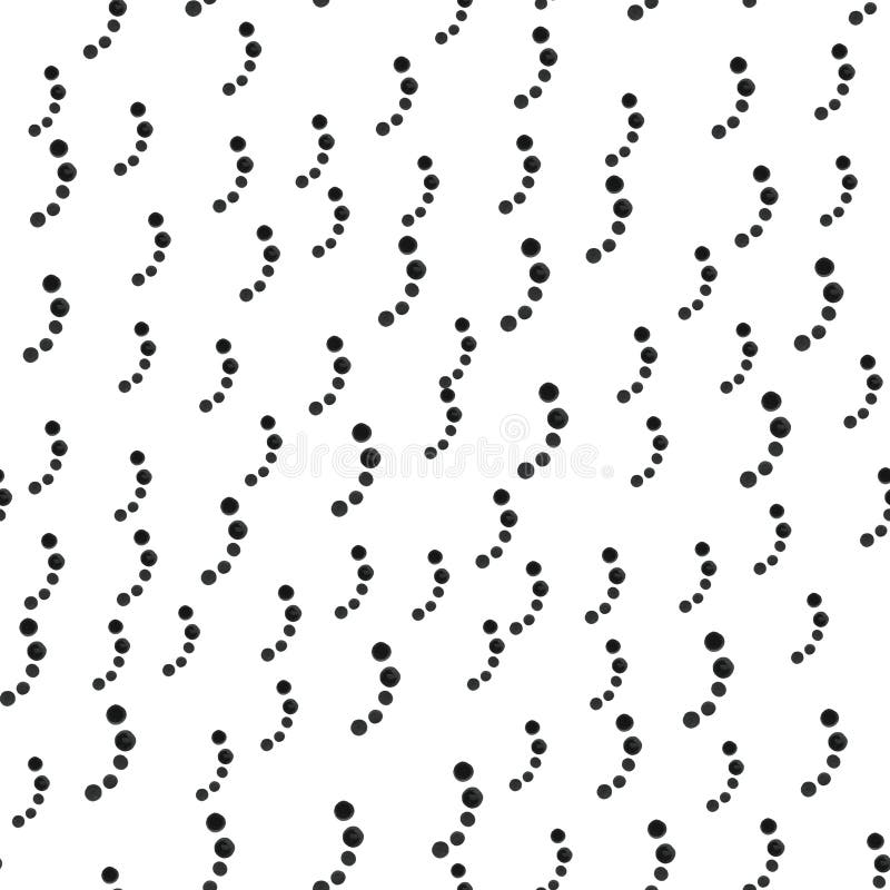 Pattern Seamless Coloring Black Points Stock Vector - Illustration of ...