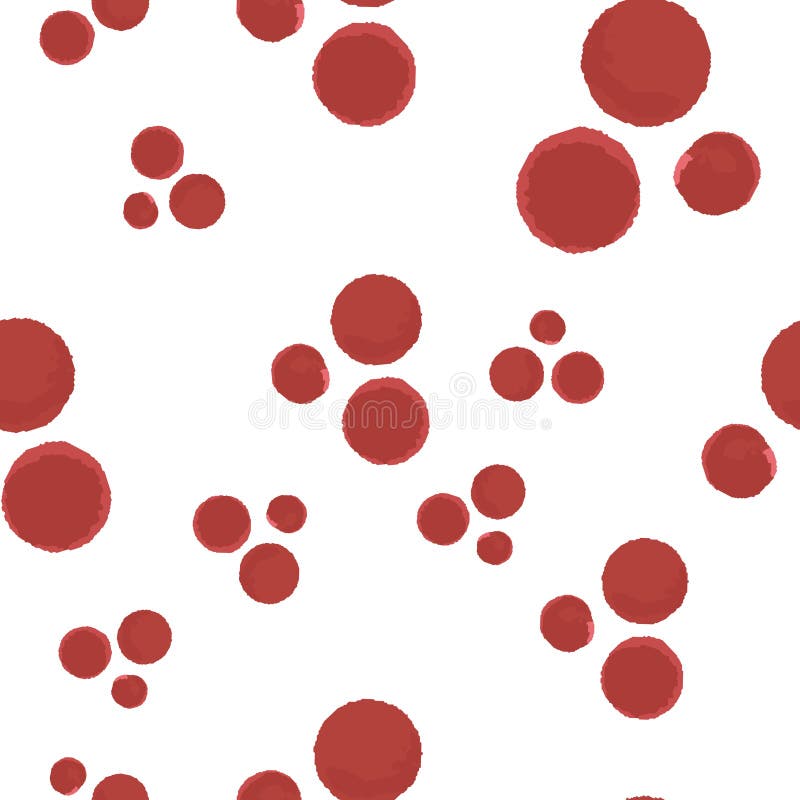 Pattern Seamless Coloring Red Points Stock Vector - Illustration of ...