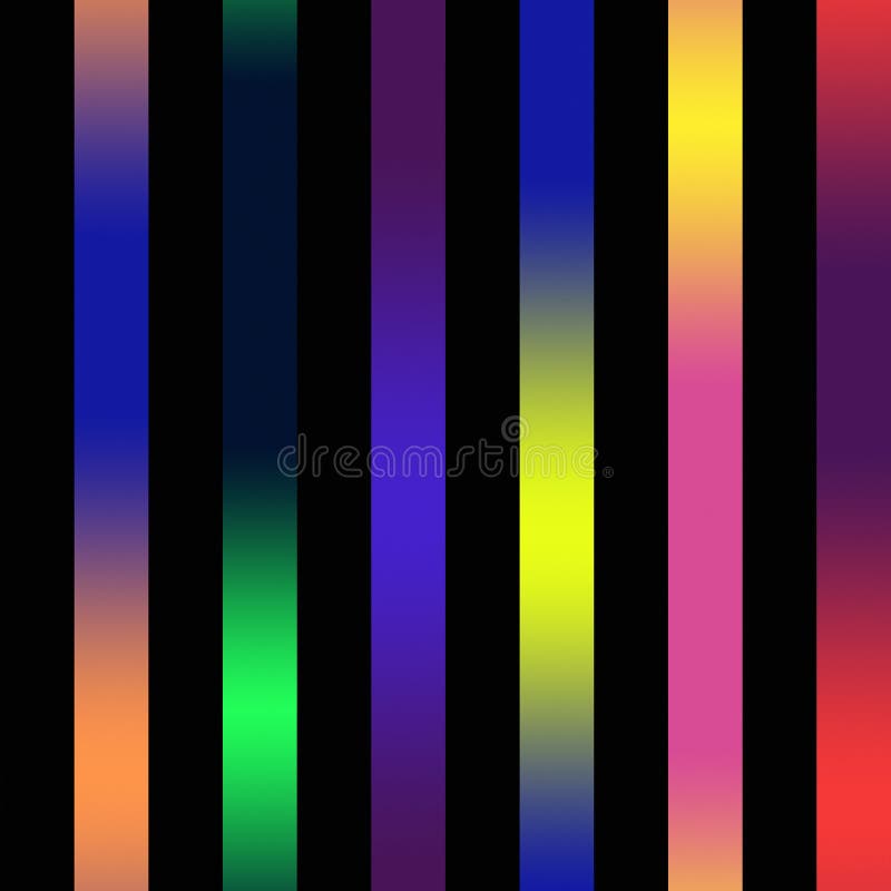 Pattern Seamless Gradient Stripess Ombre Print Illustration Retro Style ...