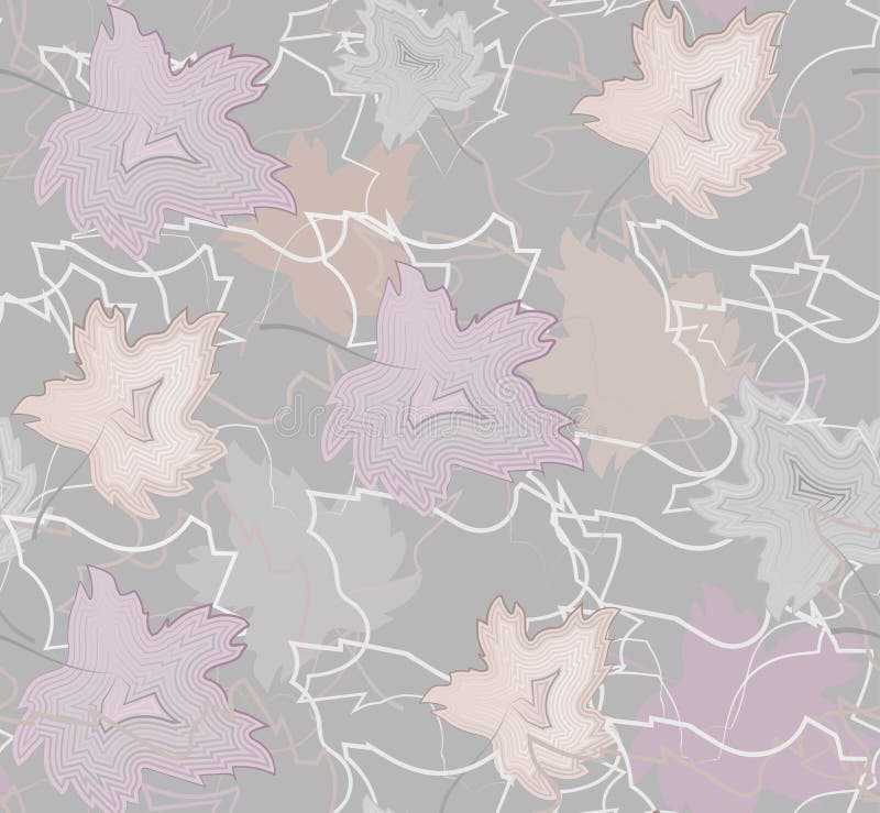 Pattern Seamless from Maple Leaves. for Wallpaper, Paper, Linoleum ...