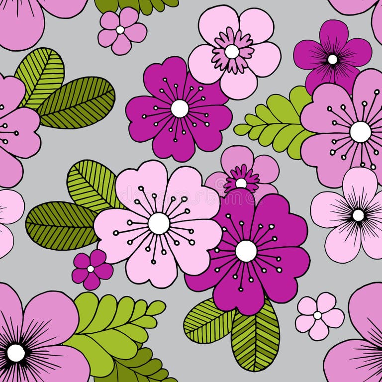 Flower Pattern Designs Stock Illustrations – 32,693 Flower Pattern ...