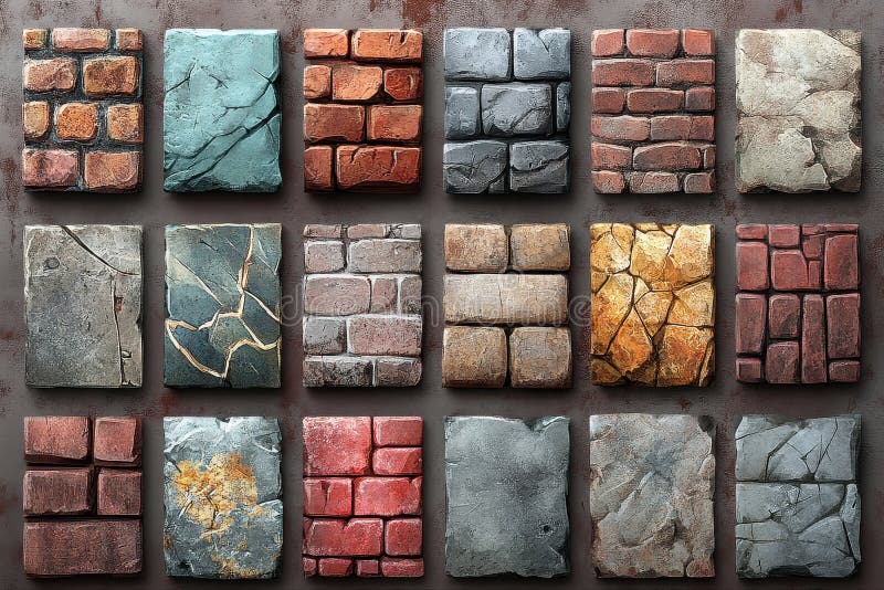 Pattern Seamless Texture for Game, Colorful Bunch of Different Colored ...