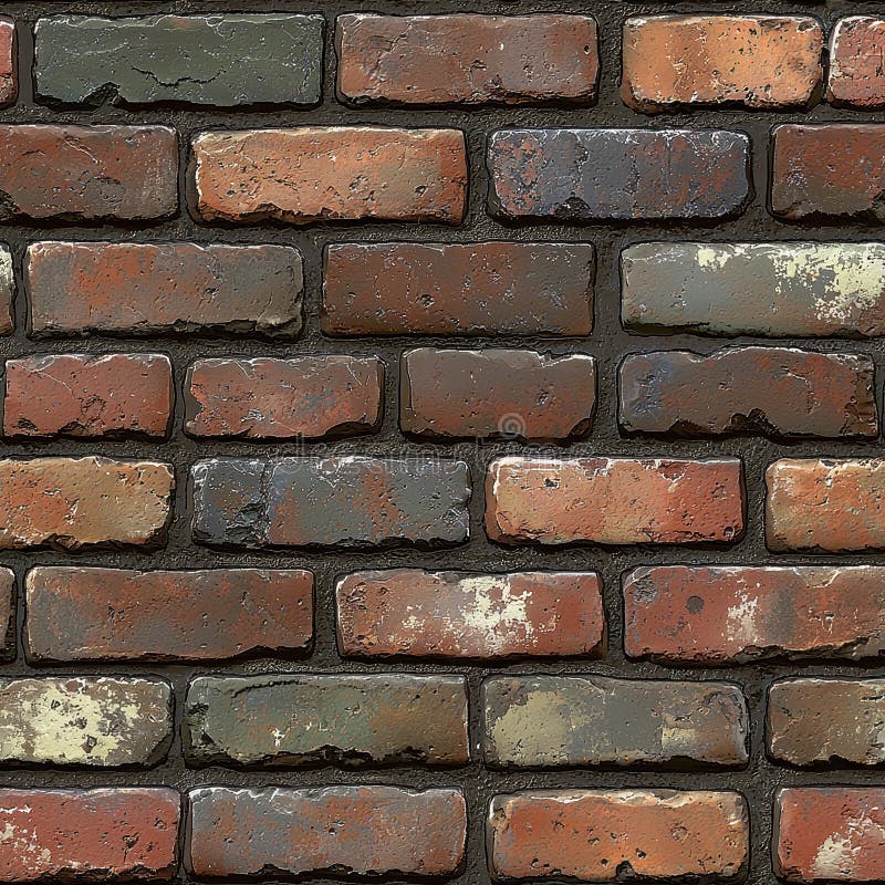 Pattern Seamless Texture for Game, Detailed View of a Brick Wall ...