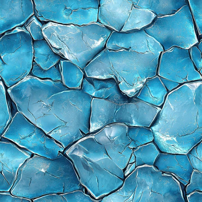 Pattern Seamless Texture for Game, Smooth and Reflective Blue Glass ...