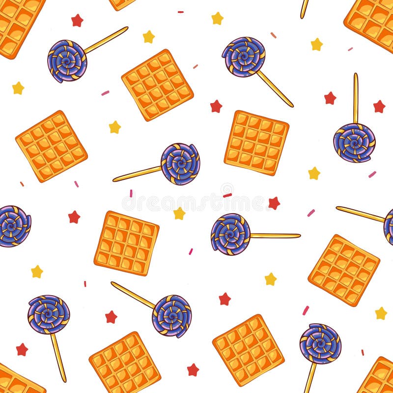 Waffles Pattern Stock Illustrations – 946 Waffles Pattern Stock ...