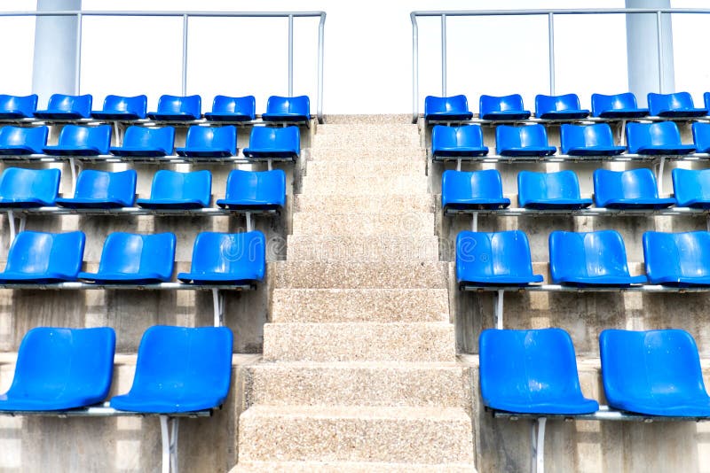 Pattern of Seats at the Sport Stadium Stock Image - Image of line ...