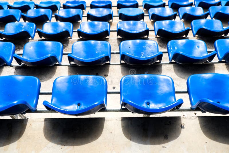 Pattern of Seats at the Sport Stadium Stock Photo - Image of stage ...