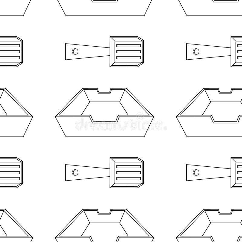 Pattern with a Set of Elements for Animals, Cats, Dogs, a Cat Litter ...