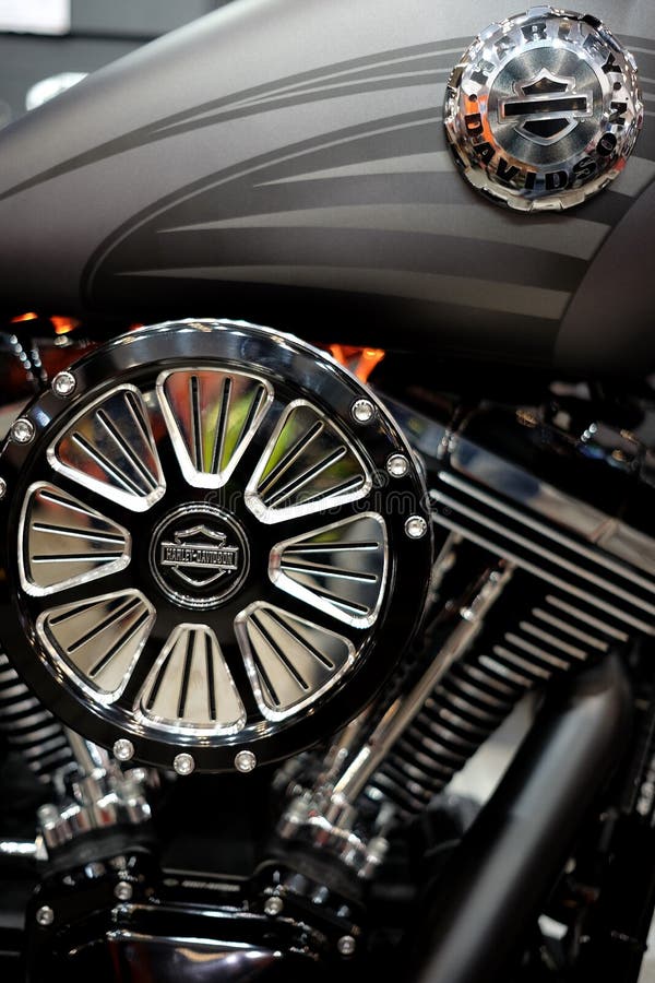 Pattern and Shape of Harley Davidson Motor Machine Editorial Photo ...