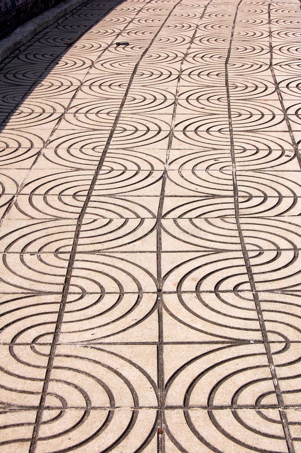 Pattern in sidewalk stock photo. Image of outdoor, waves - 1828262