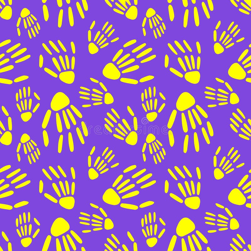 Pattern of Skeleton Hand.Vector Illustration Stock Vector ...