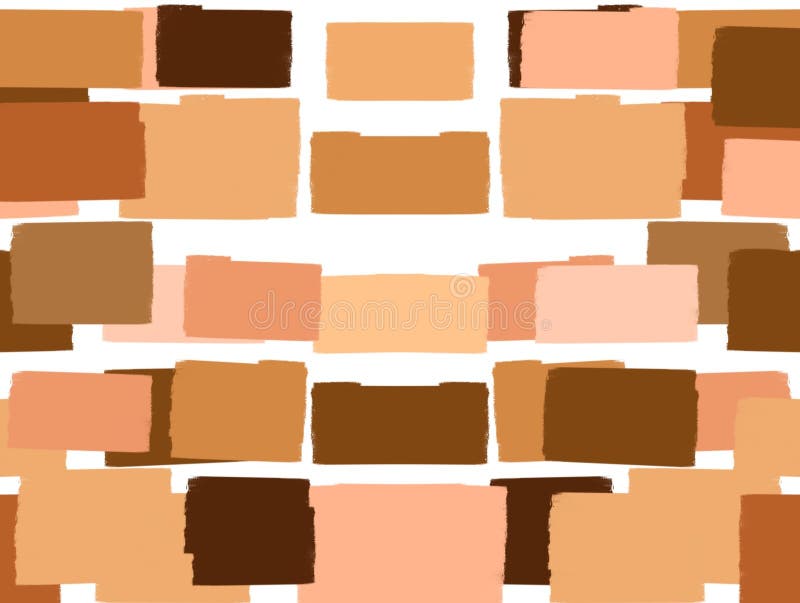 Pattern of Skin Color Diversity Square Abstract Stock Illustration ...