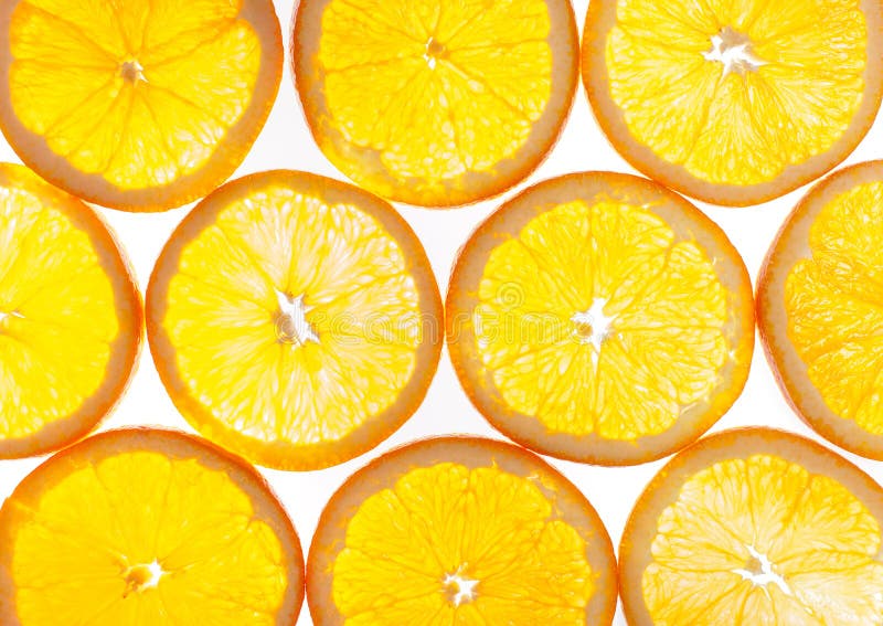 Pattern of Sliced Orange stock photo. Image of chop, nature - 46186654