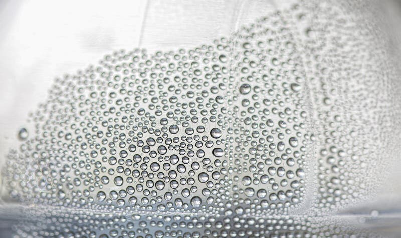 Pattern of Small Water Droplets Stock Photo - Image of humidity, vapor ...