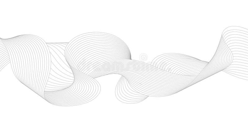 A Pattern of Smooth Wavy Lines. a Template for Creating a Creative ...
