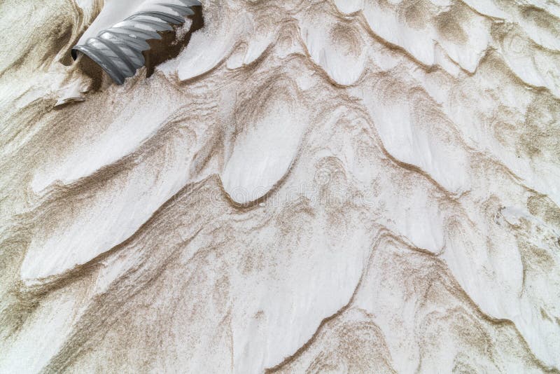 Patterns of Snow and Sand stock image. Image of backdrop - 194814123