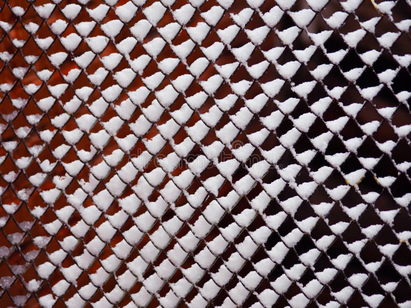 Pattern of Snow on the Grid Stock Photo - Image of grid, modern: 136929732