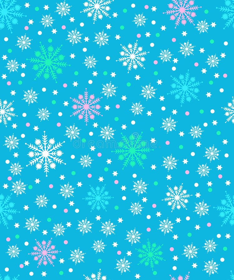 Pattern with snowflakes stock vector. Illustration of phone - 44271734