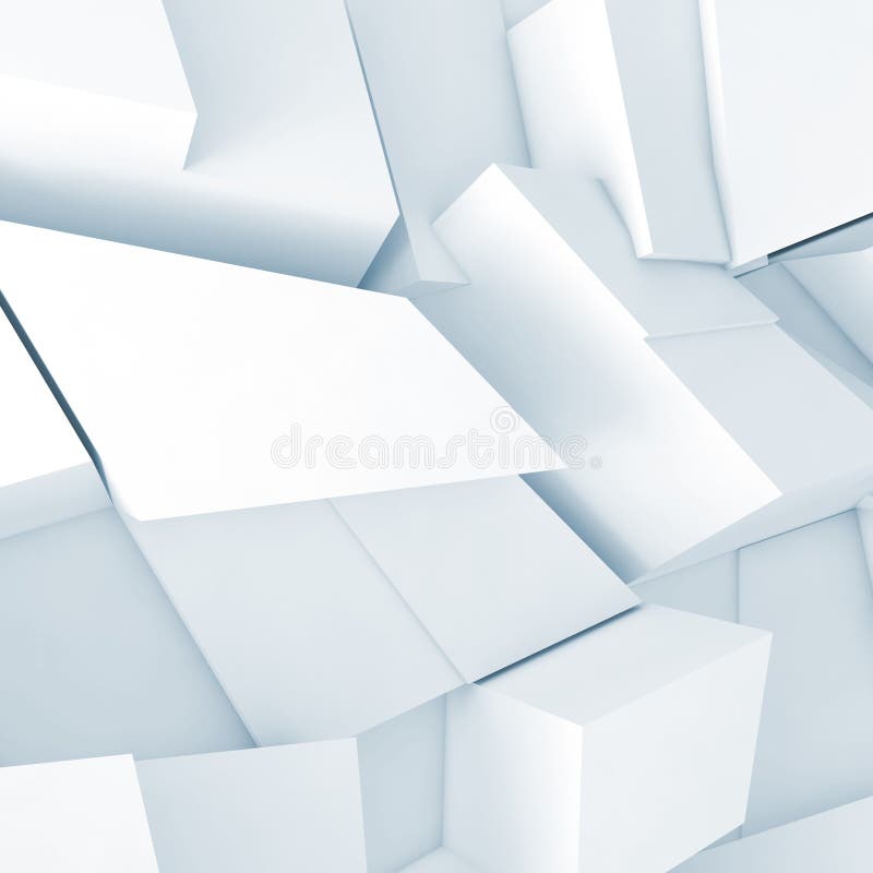 Pattern with Soft Blue Shadows, 3d Stock Illustration - Illustration of ...