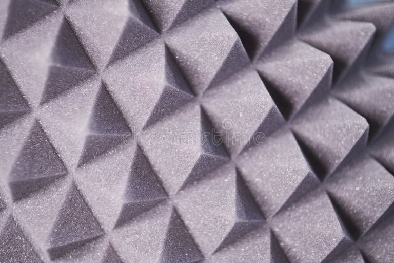 The Pattern of the Soundproof Panel of Polyurethane Foam. Black ...