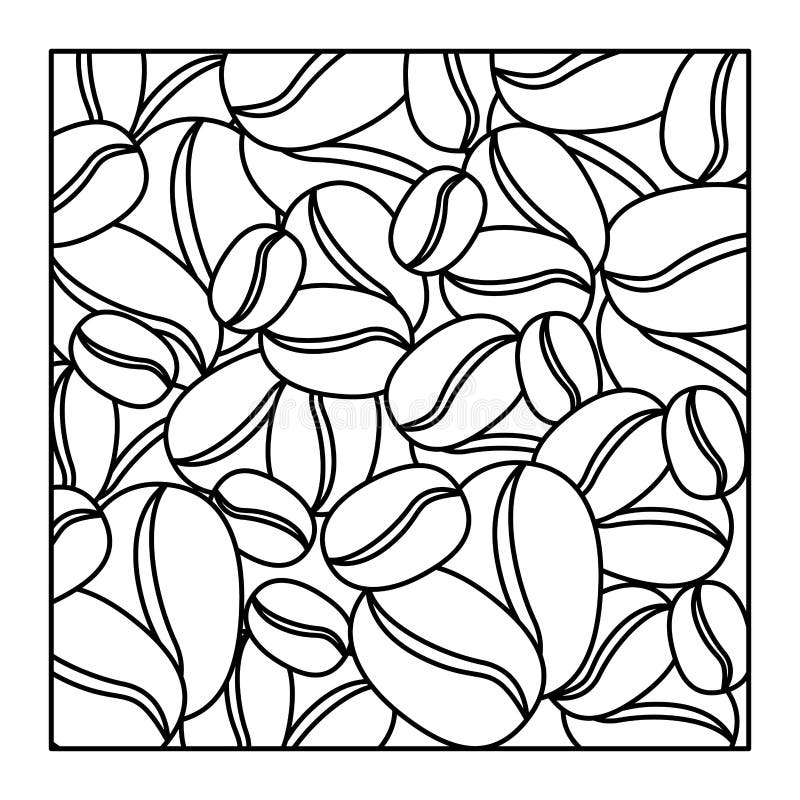Pattern Square Shape Coffee Beans Stock Illustrations – 76 Pattern ...