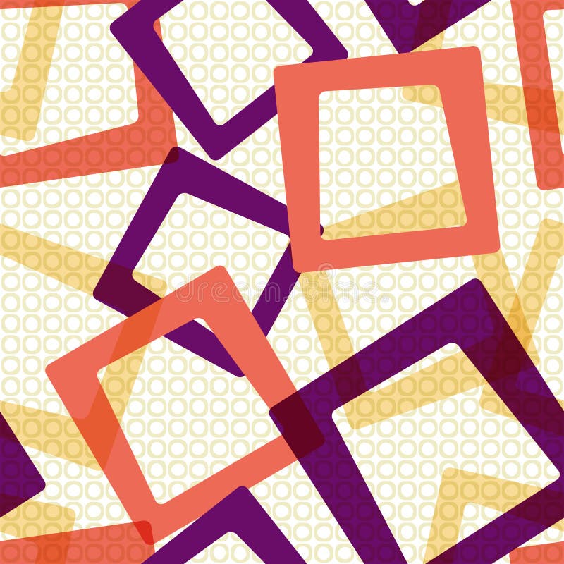 Pattern from Square Shapes. Stock Vector - Illustration of abstract ...