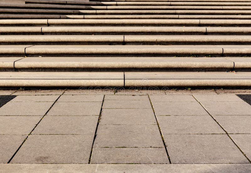 Pattern of Staircase with Many Flat Stairs Stock Photo - Image of steps ...