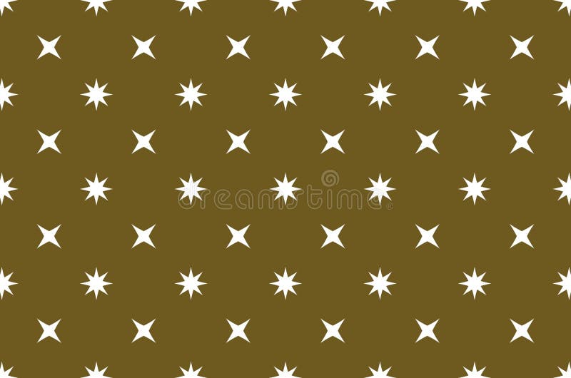 A Pattern of Stars in a Brown Background Stock Illustration ...