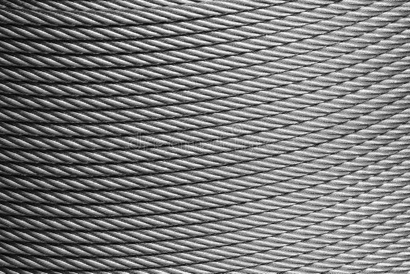 Pattern of Steel Cable Wire Stock Image - Image of heavy, silver: 167713505