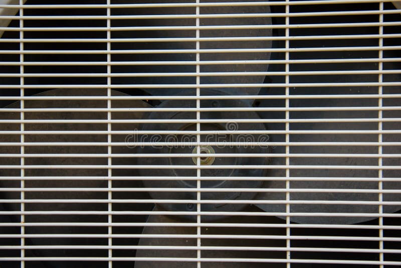 Pattern Steel Mesh Prevent Fan, Air Conditioning Compressor. Stock ...