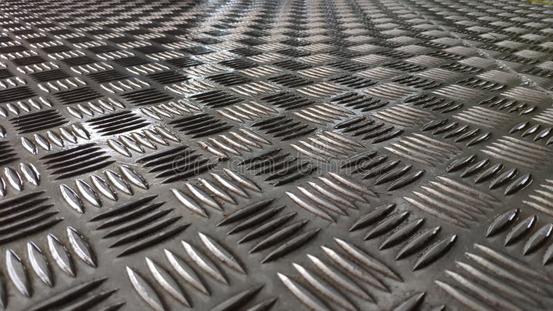 The Pattern on the Steel Plate Stock Image - Image of pattern ...