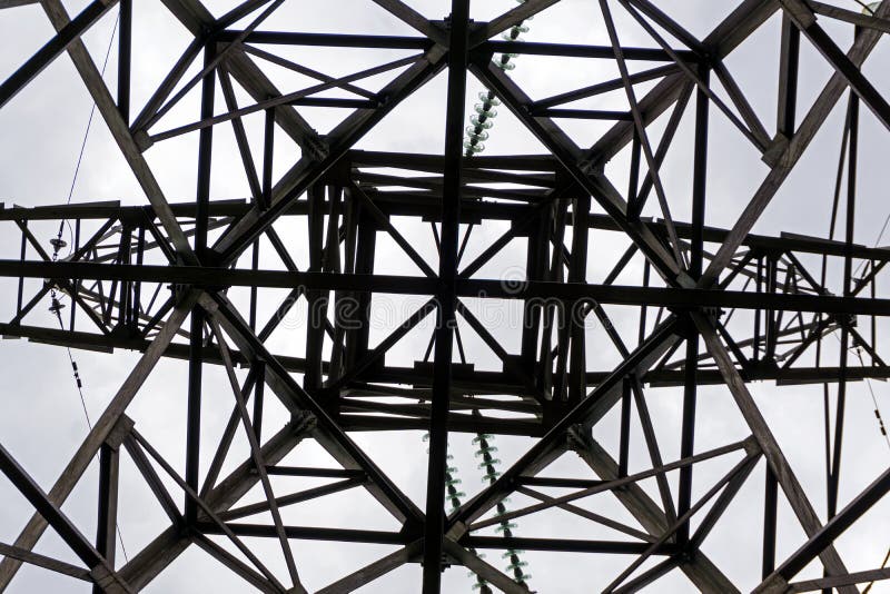 Pattern of Steel Structures Stock Photo - Image of dynamics, rack ...