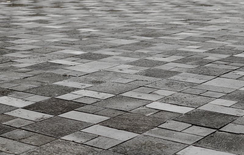 Pattern of Stone Tile Pavement on the Side Walk Stock Photo - Image of ...