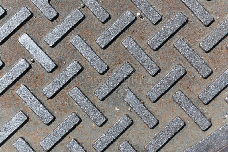 Pattern Style of Steel Floor for Background Stock Photo - Image of hard ...