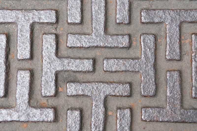 Pattern Style of Steel Floor for Background Stock Photo - Image of grid ...