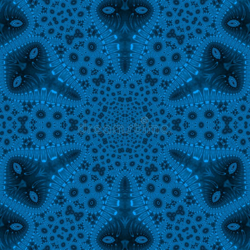 Pattern. Stylish Abstract Texture. Repeating Blue Geometric Tiles ...