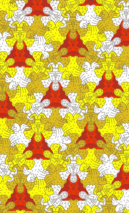 Angels or Devils stock vector. Illustration of angels - 3764011