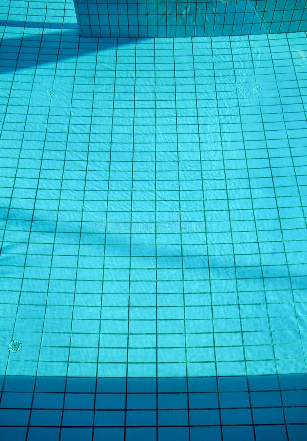 Pattern of Sunlight on the Bottom of a Pool. Swimming Pool. Stock Photo ...