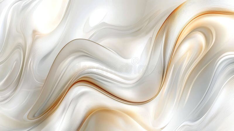 The Pattern of Swirling Spirals is Seen on the Surface of a Pearly ...