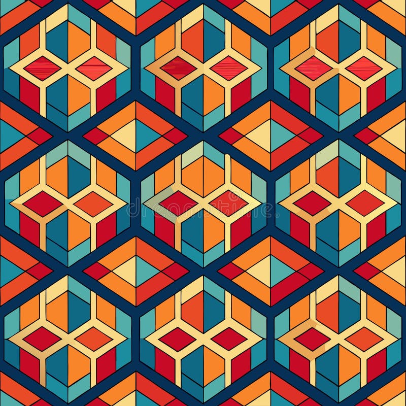 Pattern of Symmetrical Shape, Seamless Pattern Suitable for Wallpaper ...