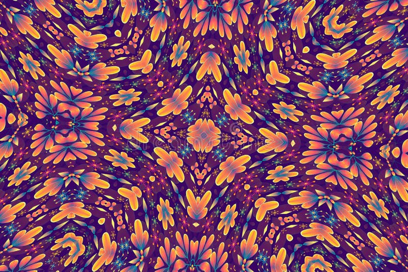 Pattern, Symmetry, Organism, Psychedelic Art Picture. Image: 118779368