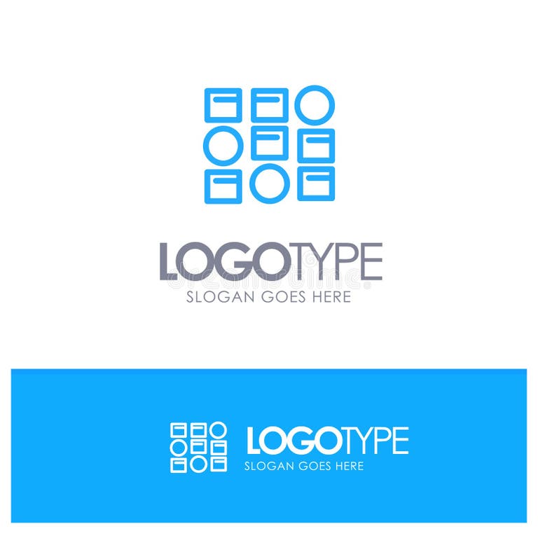 Pattern, System, Data Science, Pattern System Blue Outline Logo Place ...