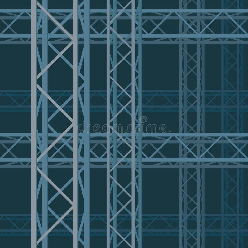 The Pattern of the Technical Rectangular Structure Stock Illustration ...