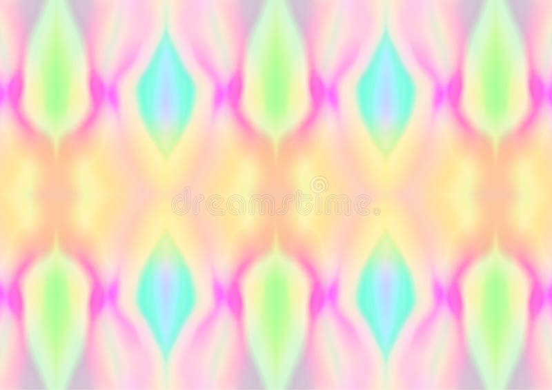 Symmetrical Pastel Pattern with a Soft, Blurred Texture Stock Vector ...