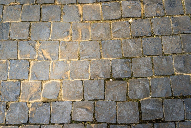 Pattern and Texture of Cobblestone Floor Stock Photo - Image of floor ...